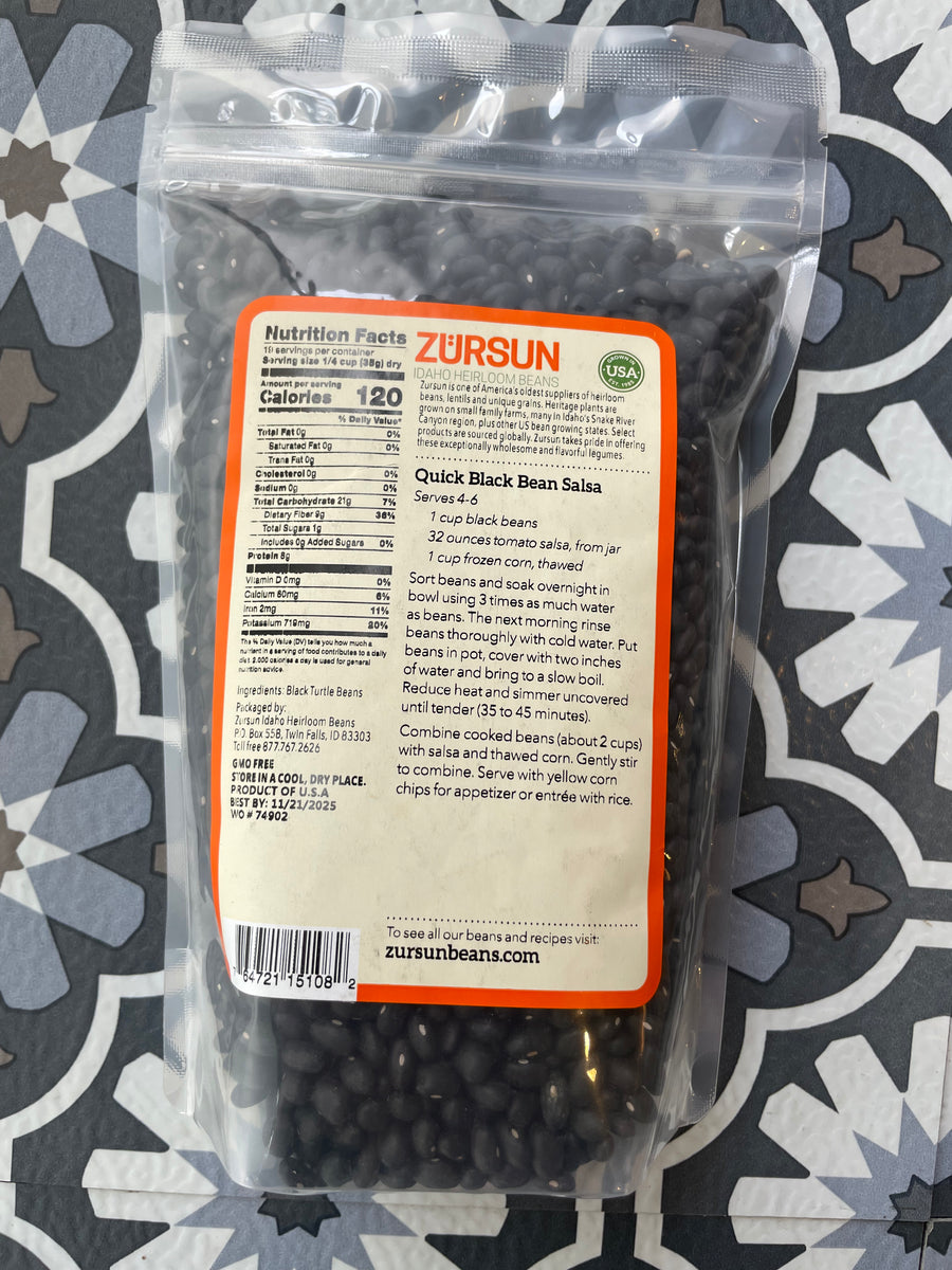 Black Turtle Beans - Zursun – Cheese Shop Santa Barbara